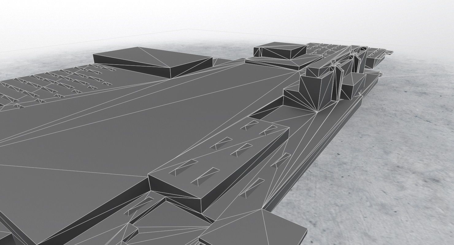 3D model EDDF Cargo Terminal 3 VR / AR / low-poly | CGTrader