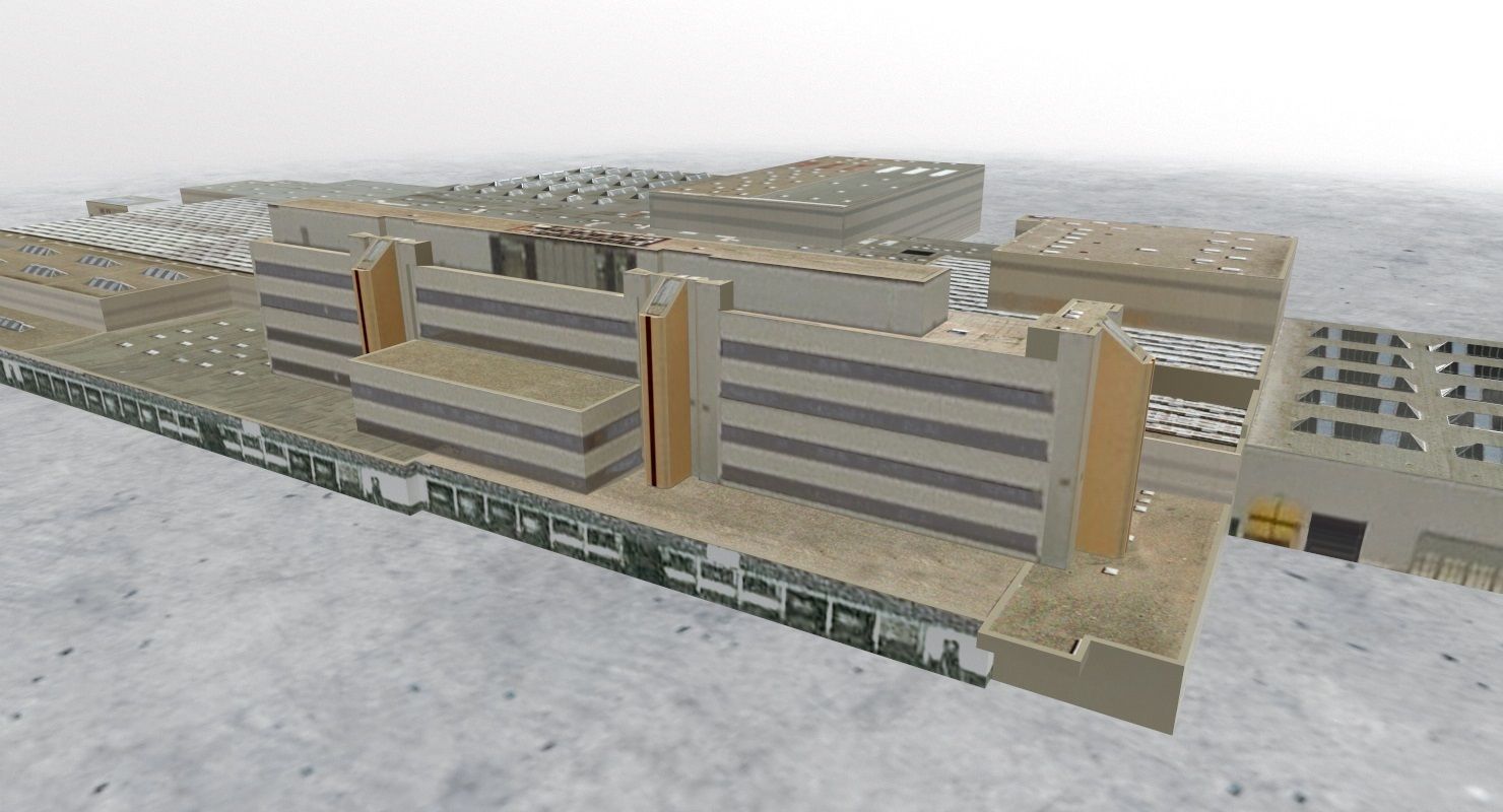 3D model EDDF Cargo Terminal 3 VR / AR / low-poly | CGTrader