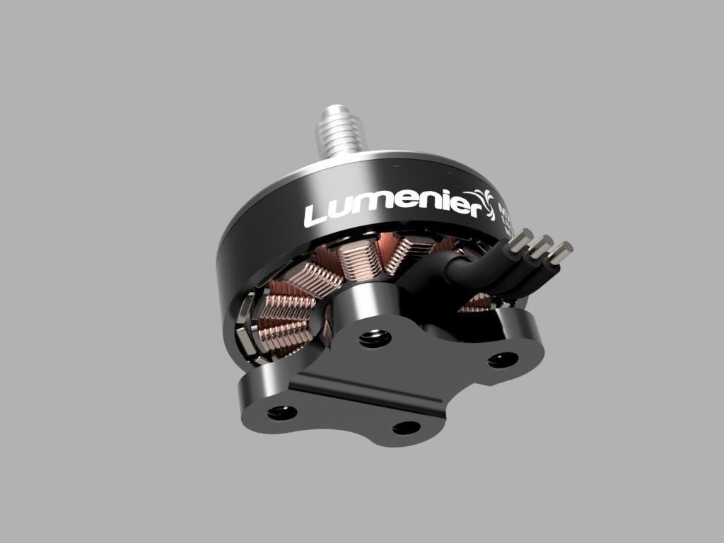 Lumenier MX2206-9 POPO Brushless Motor 3D model rigged | CGTrader