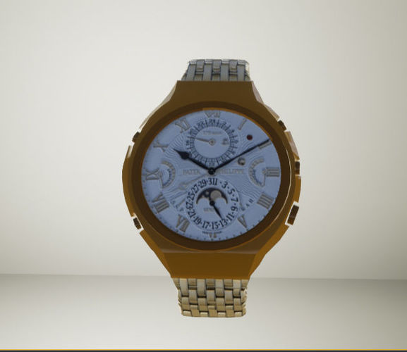 Gold Watch free VR / AR / low-poly 3D model | CGTrader