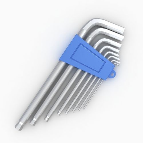 hex key 3D model | CGTrader