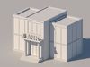 3D model Cartoon Low Poly Bank Building VR / AR / low-poly | CGTrader