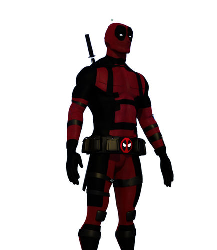 deadpool 3D model 3D printable | CGTrader