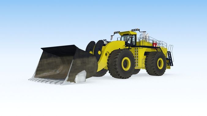 Wheel loader 3D model | CGTrader