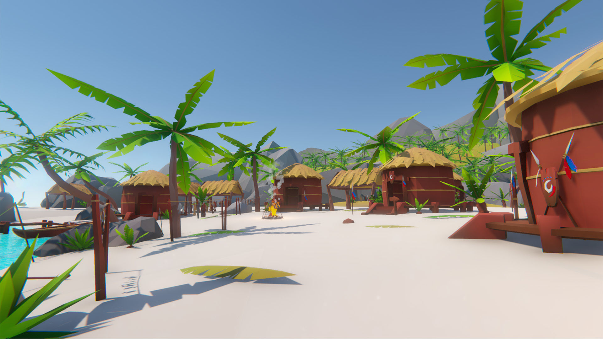 3D model Lowpoly Tropical Island Pack VR / AR / low-poly | CGTrader