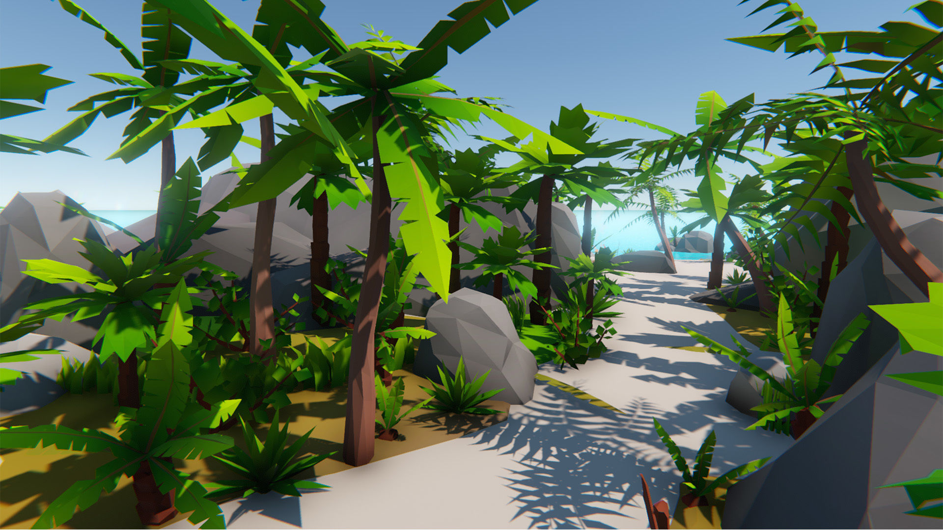 3D model Lowpoly Tropical Island Pack VR / AR / low-poly | CGTrader