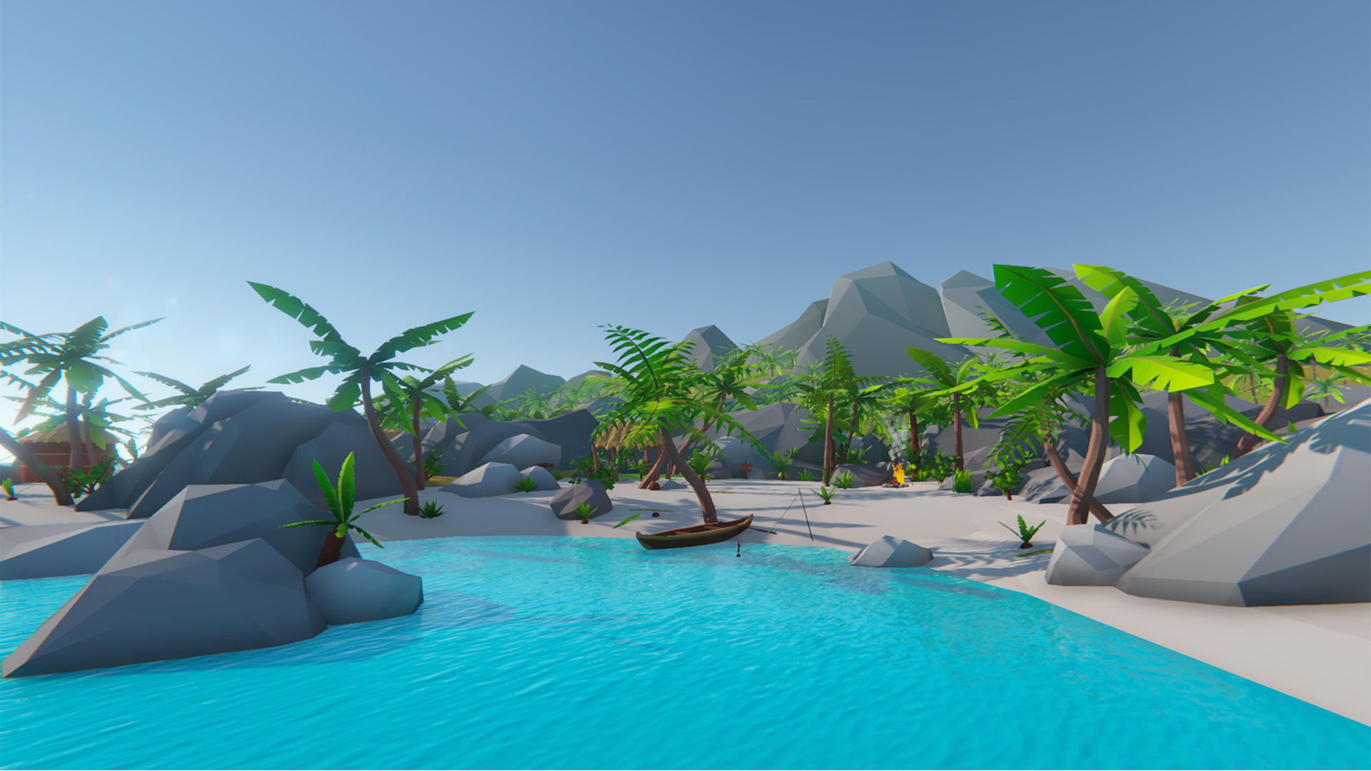 3D model Lowpoly Tropical Island Pack VR / AR / low-poly | CGTrader