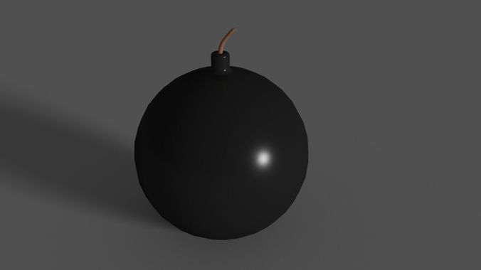 Classic sphere bomb free VR / AR / low-poly 3D model | CGTrader