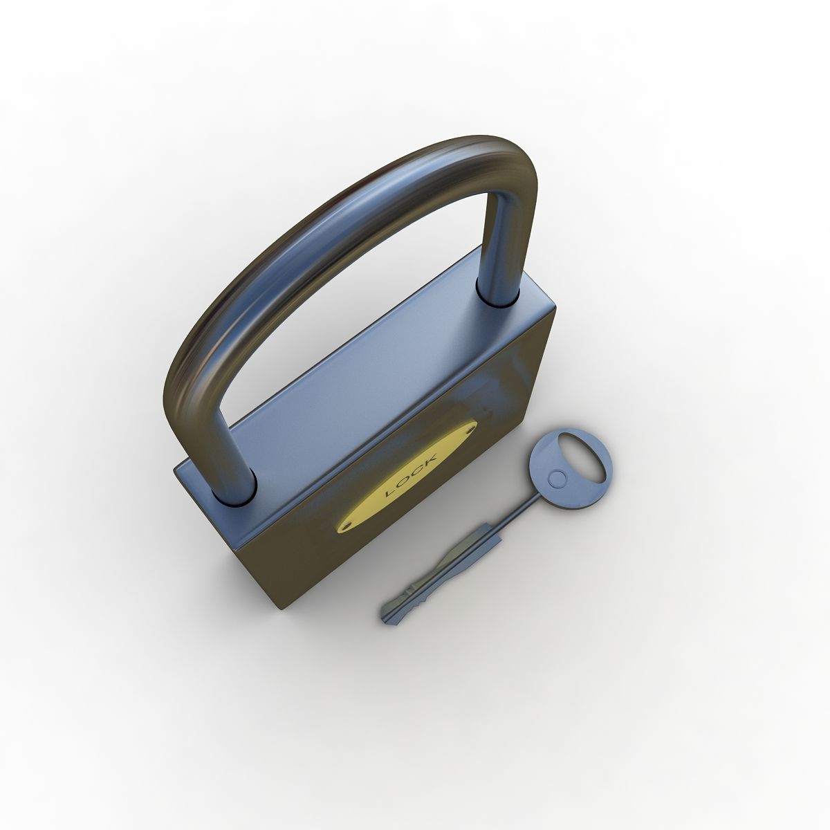 3d lock 3D model | CGTrader