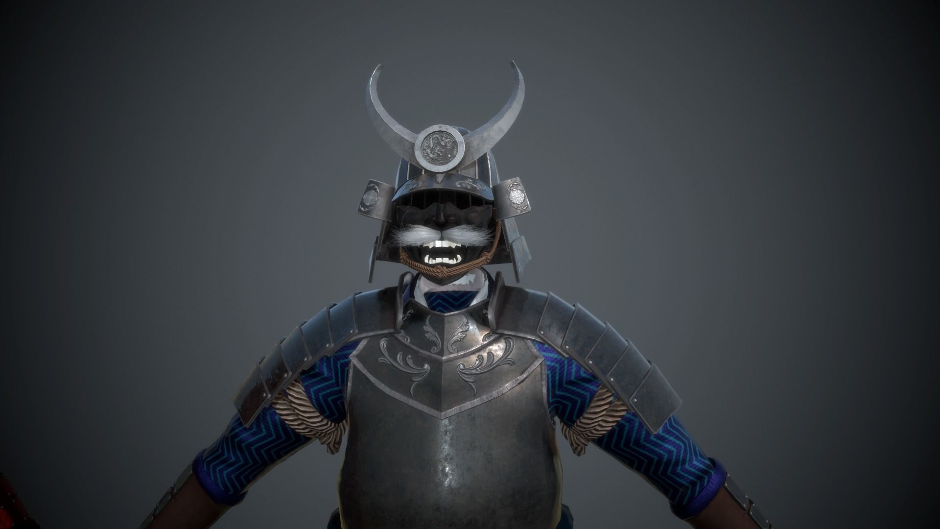 3D model Samurai armor v2 VR / AR / low-poly | CGTrader