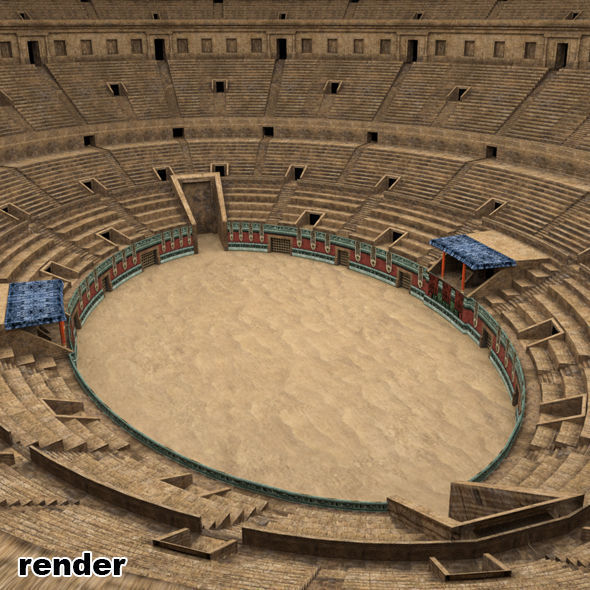 3D model Coliseum in italy VR / AR / low-poly | CGTrader