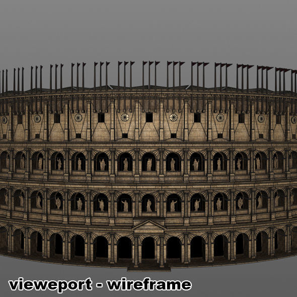 3D model Coliseum in italy VR / AR / low-poly | CGTrader