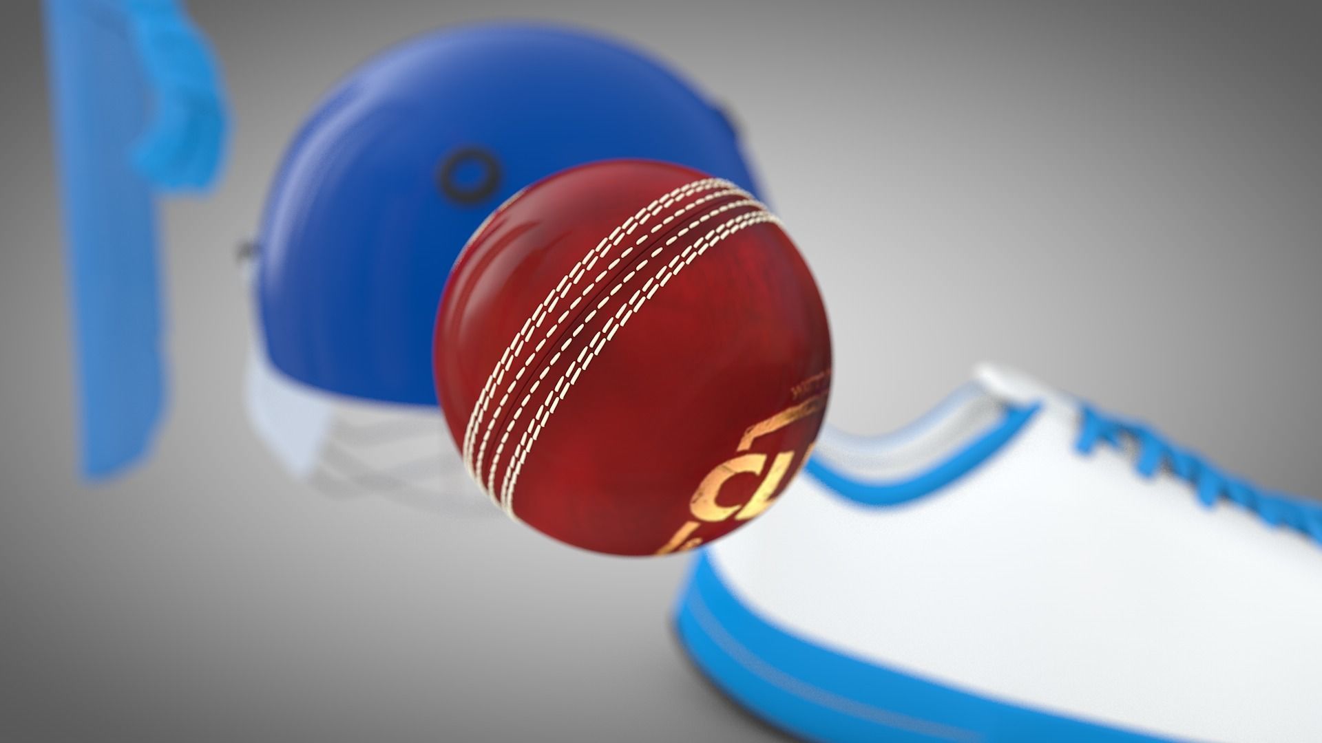 3D model Cricket bat and helmet VR / AR / low-poly | CGTrader