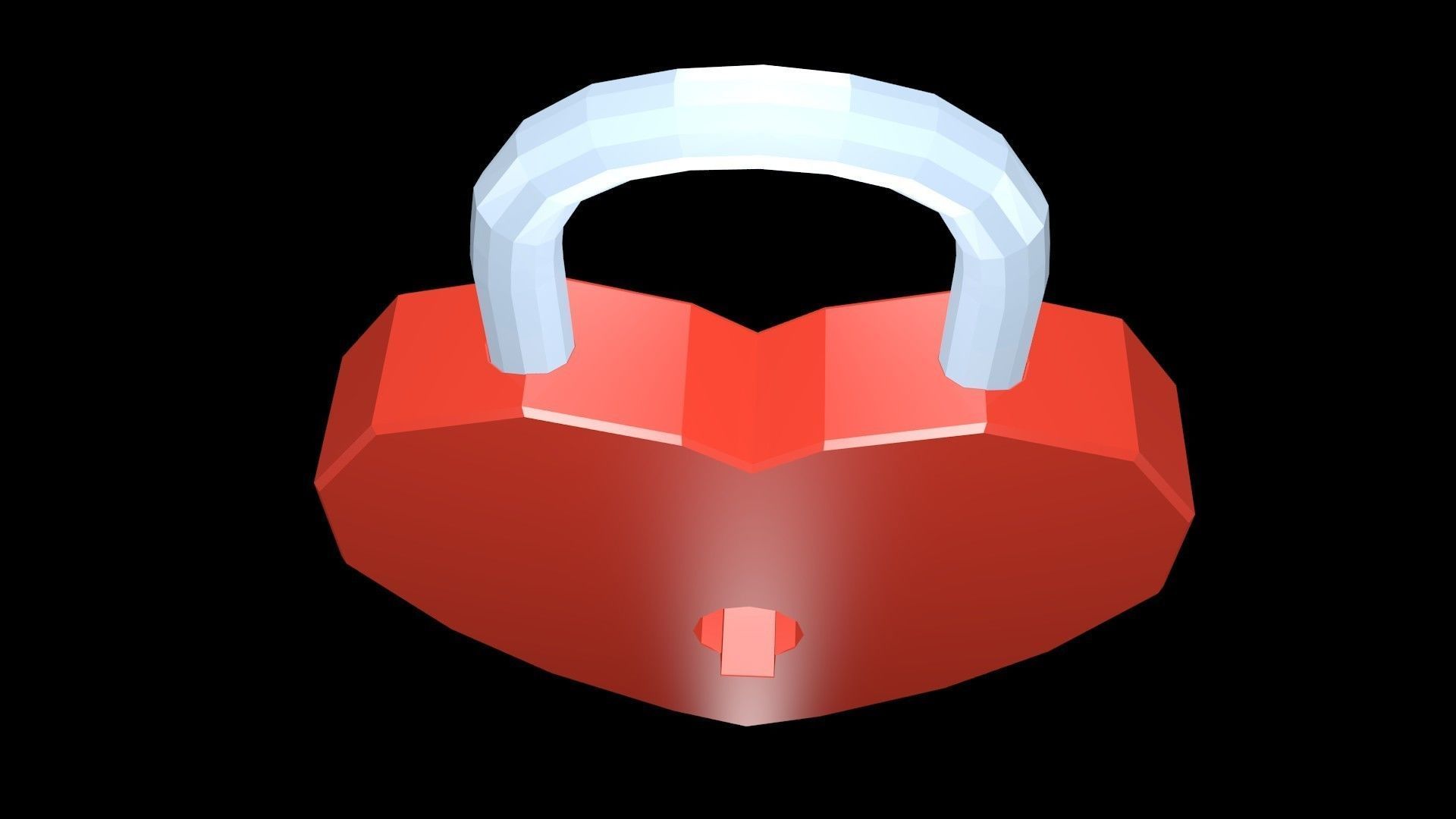 3D model Low poly Lock heart VR / AR / low-poly | CGTrader