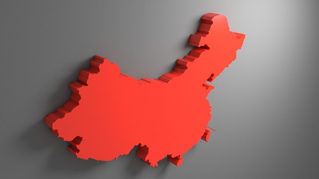 China Map 3D model | CGTrader