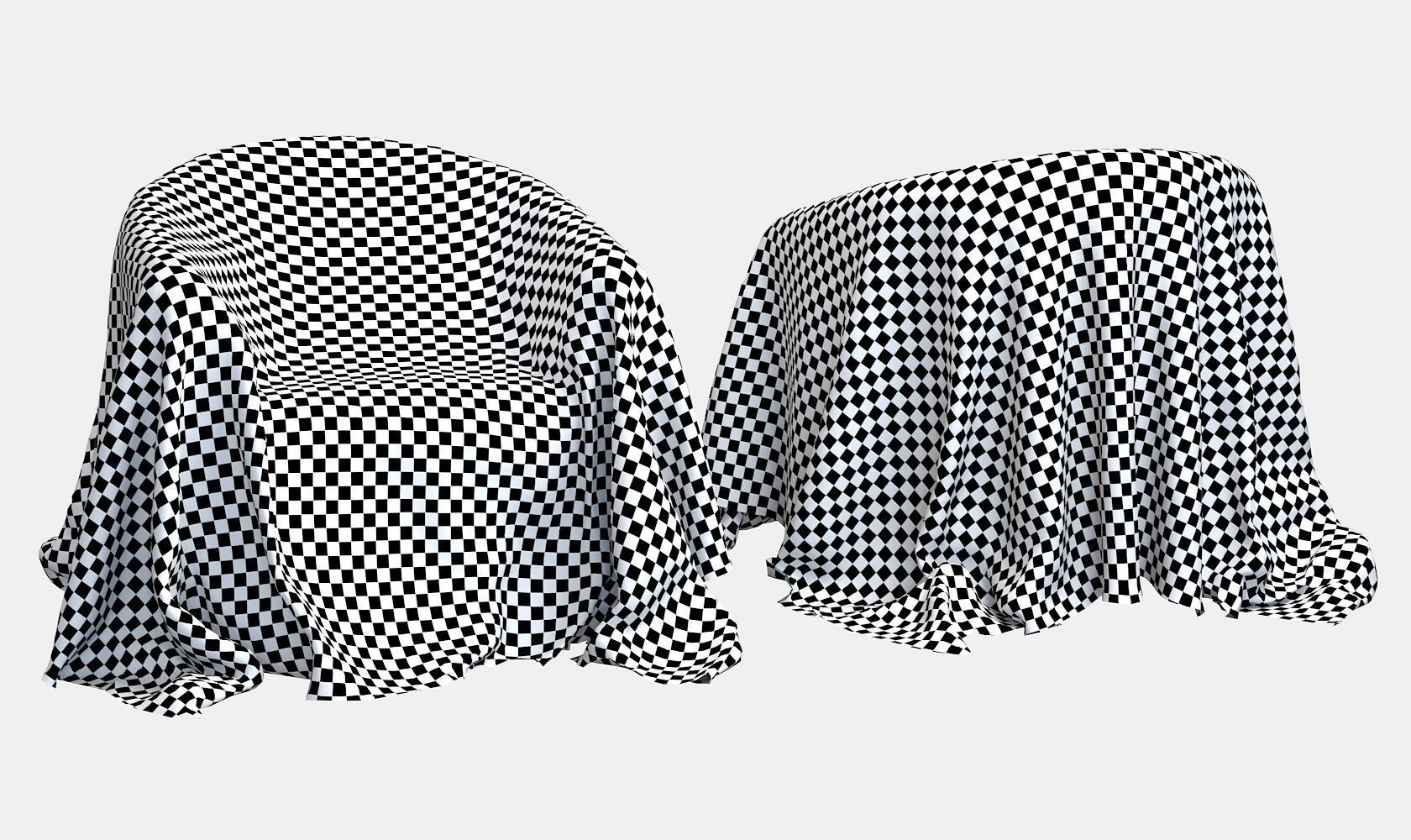 3D model Fabric Cover V4 VR / AR / low-poly | CGTrader