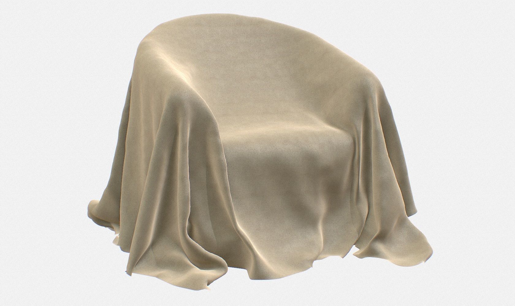 3D model Fabric Cover V4 VR / AR / low-poly | CGTrader