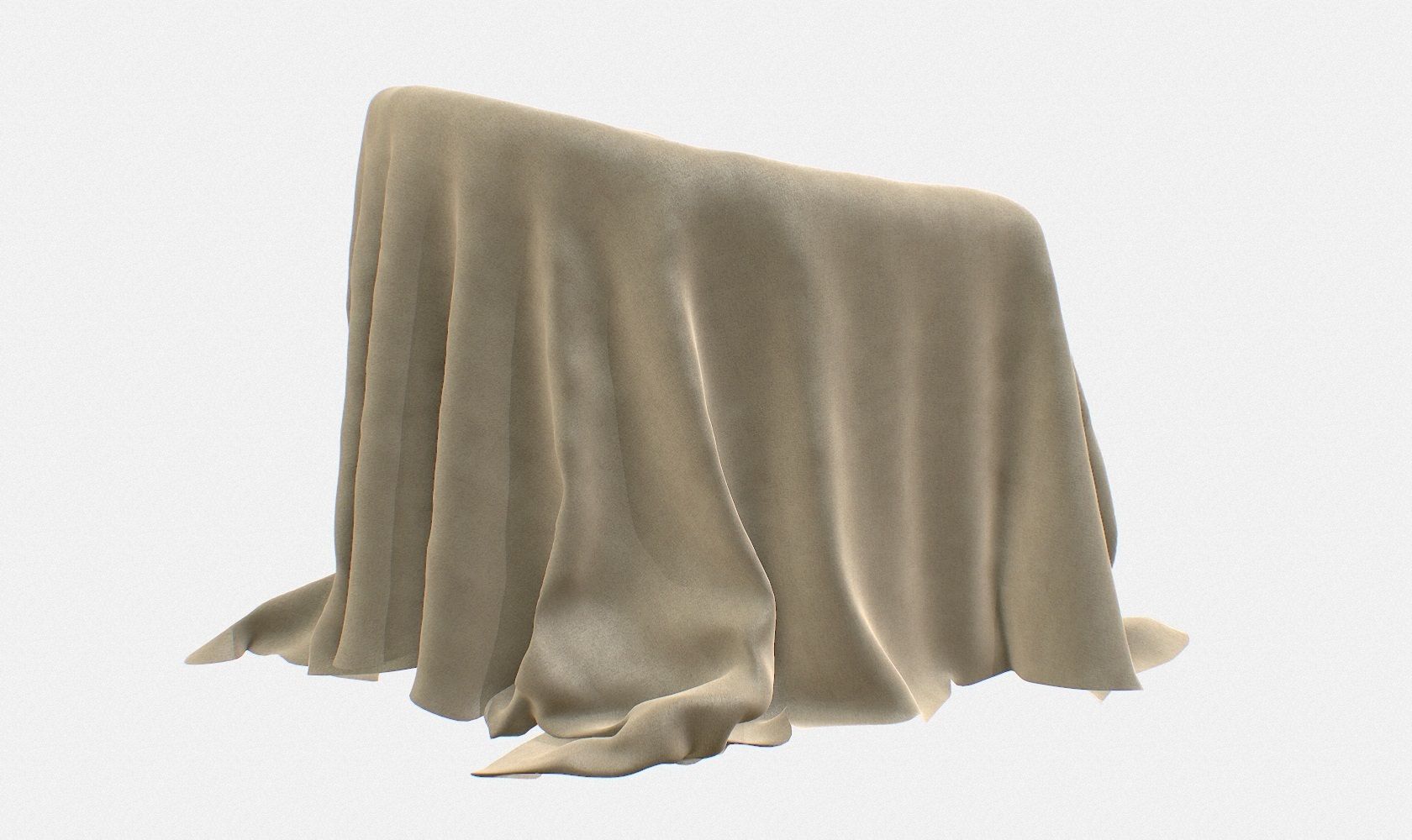 3D model Fabric Cover V4 VR / AR / low-poly | CGTrader