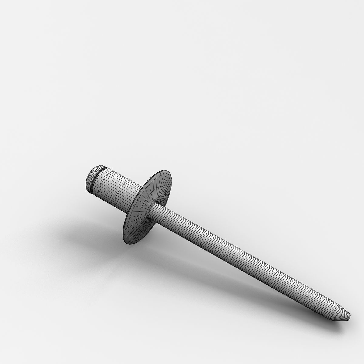 rivet metal screw 3D model | CGTrader