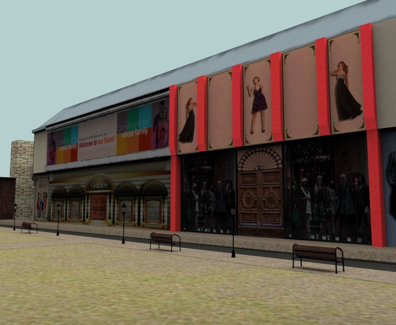 3D model 3d Mall Gaming Low poly VR / AR / low-poly | CGTrader