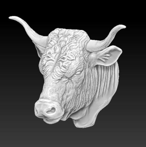 Bull Head 3D model | CGTrader