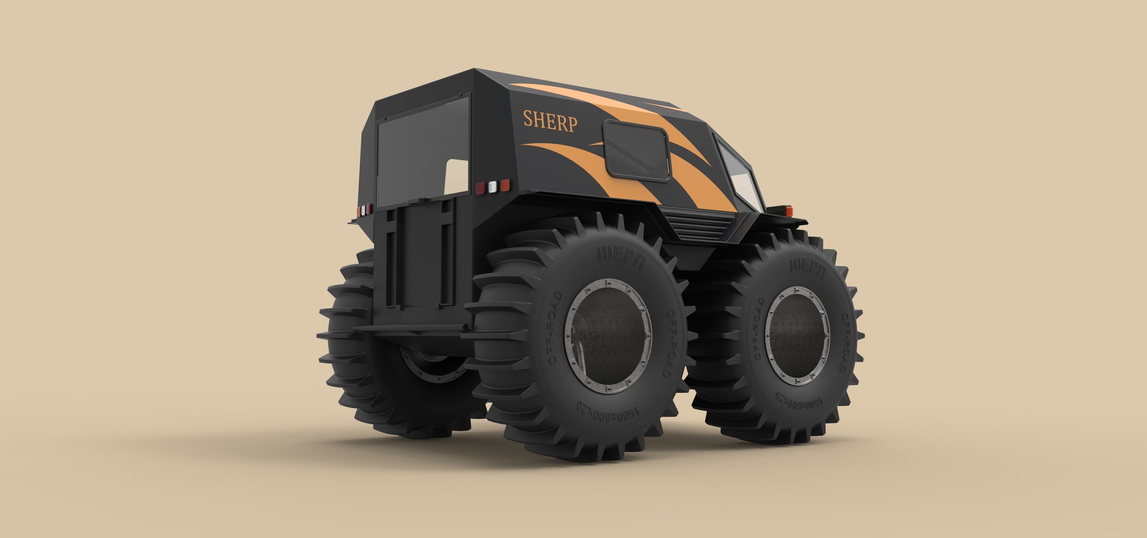 SHERP ATV 3D model | CGTrader