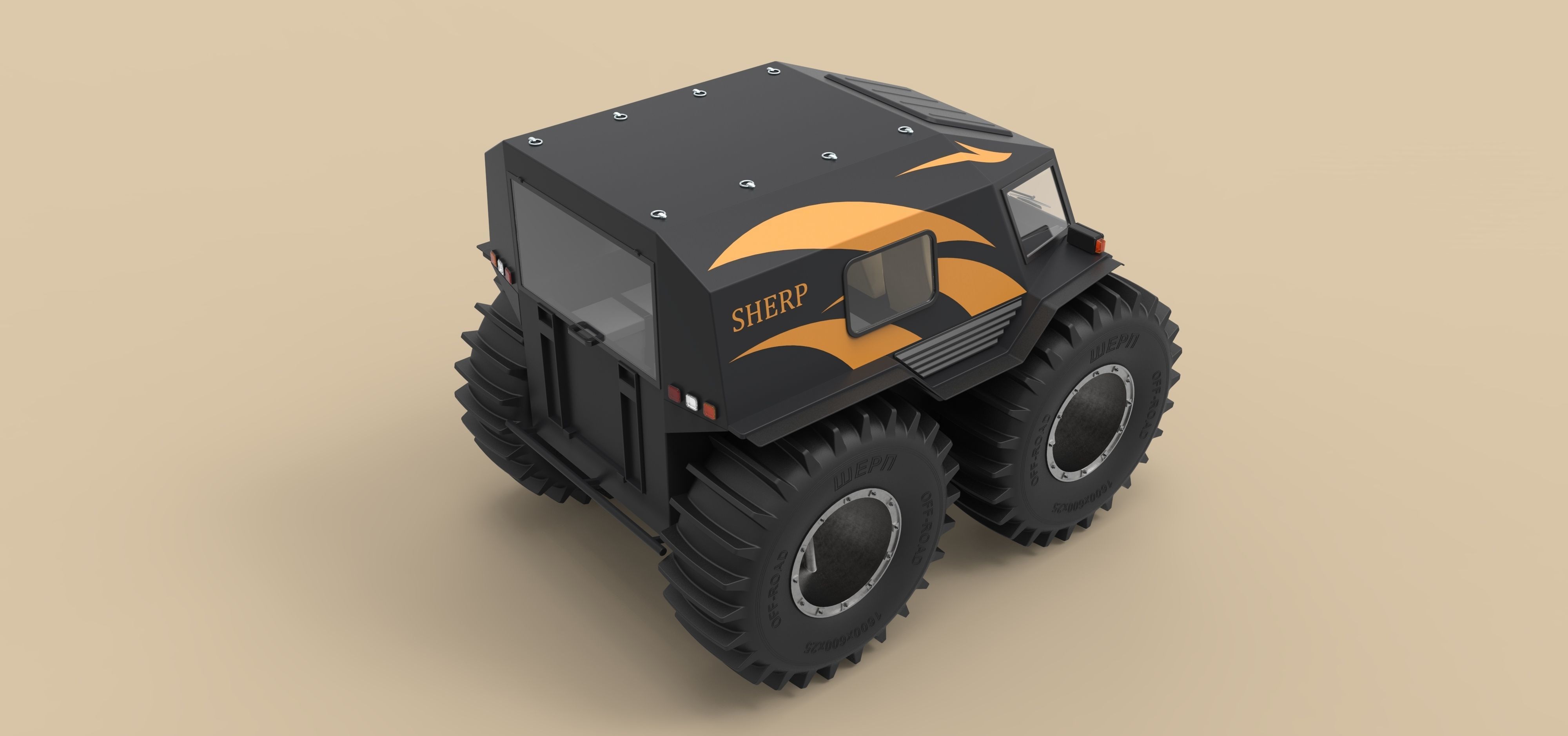 SHERP ATV 3D model | CGTrader