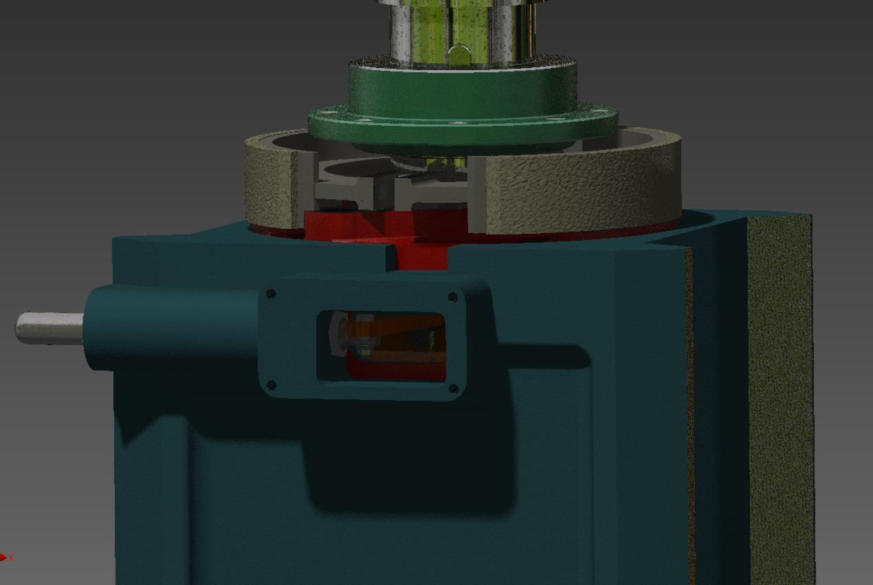 Friction Screw Press Brake Mechanism free 3D model | CGTrader