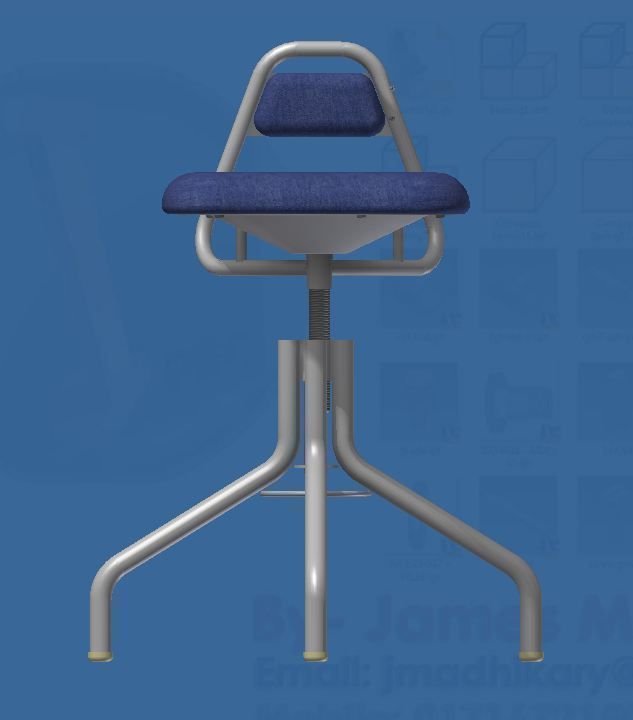 Garments Operator Chair 01 free 3D model | CGTrader