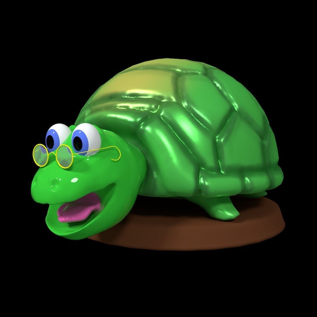 Cartoon Turtle 3D model | CGTrader