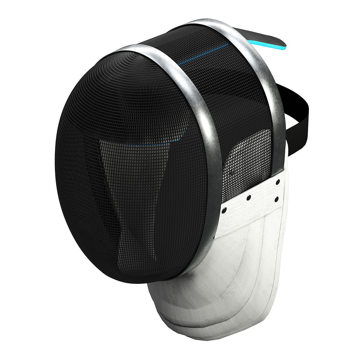 Fencing Helmet 3D model | CGTrader