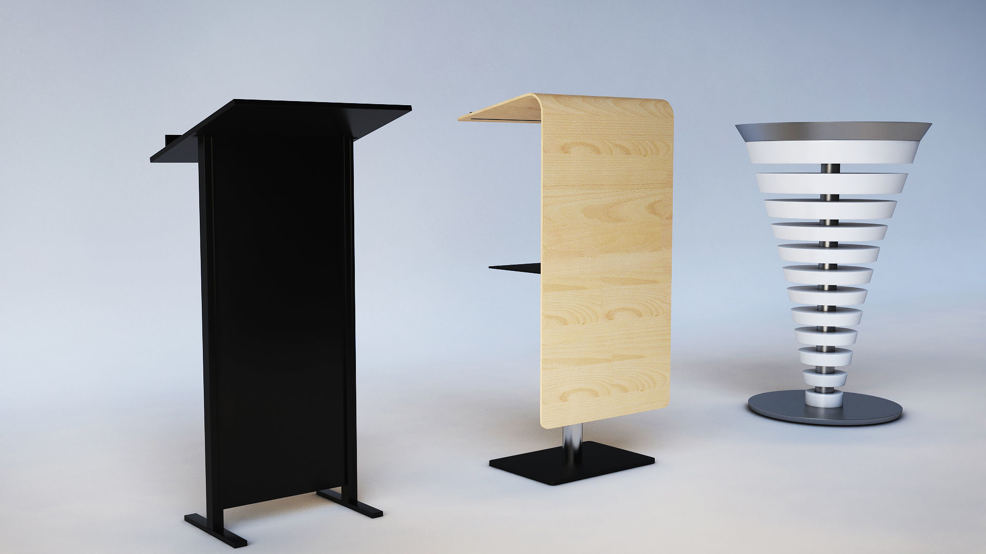 Podiums podium with base and top 3D model 3D printable | CGTrader