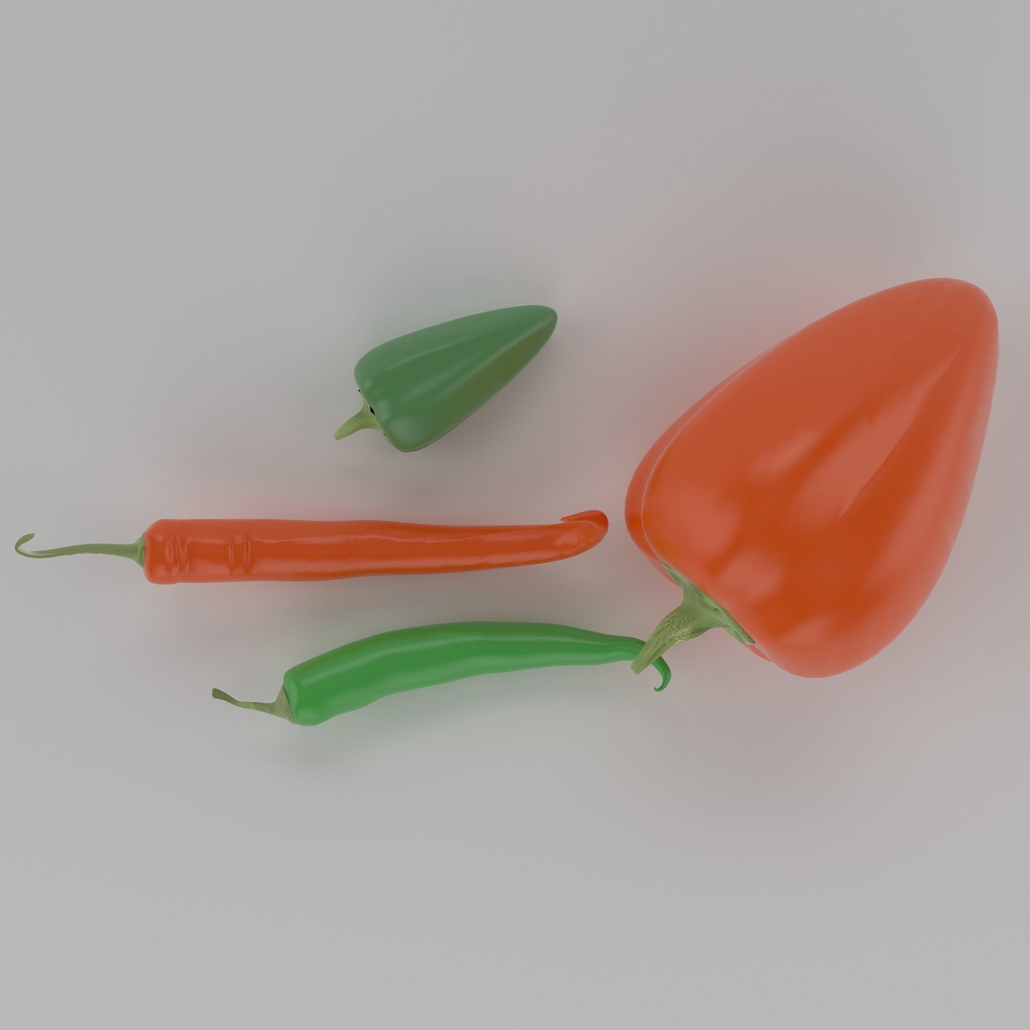 3D model Realistic Pepper VR / AR / low-poly | CGTrader