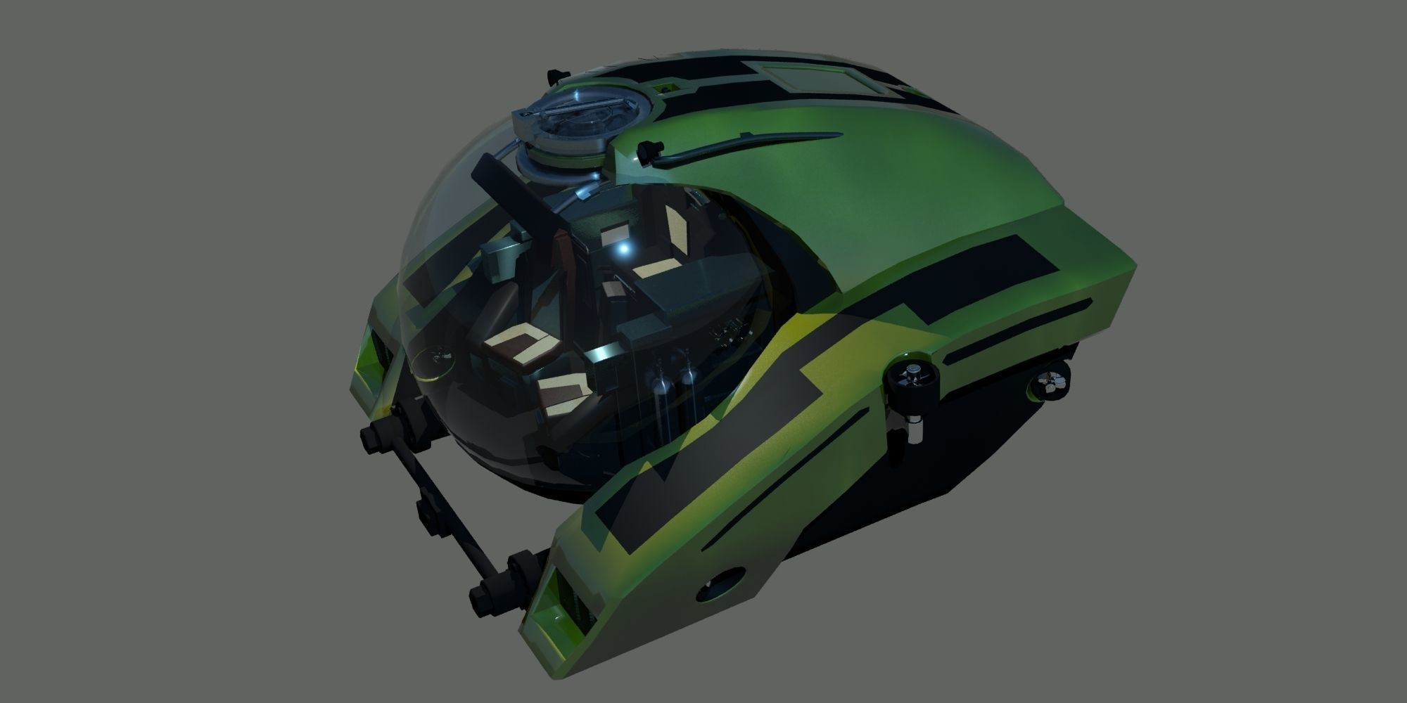 Deep Sea Research minisub 3D model | CGTrader