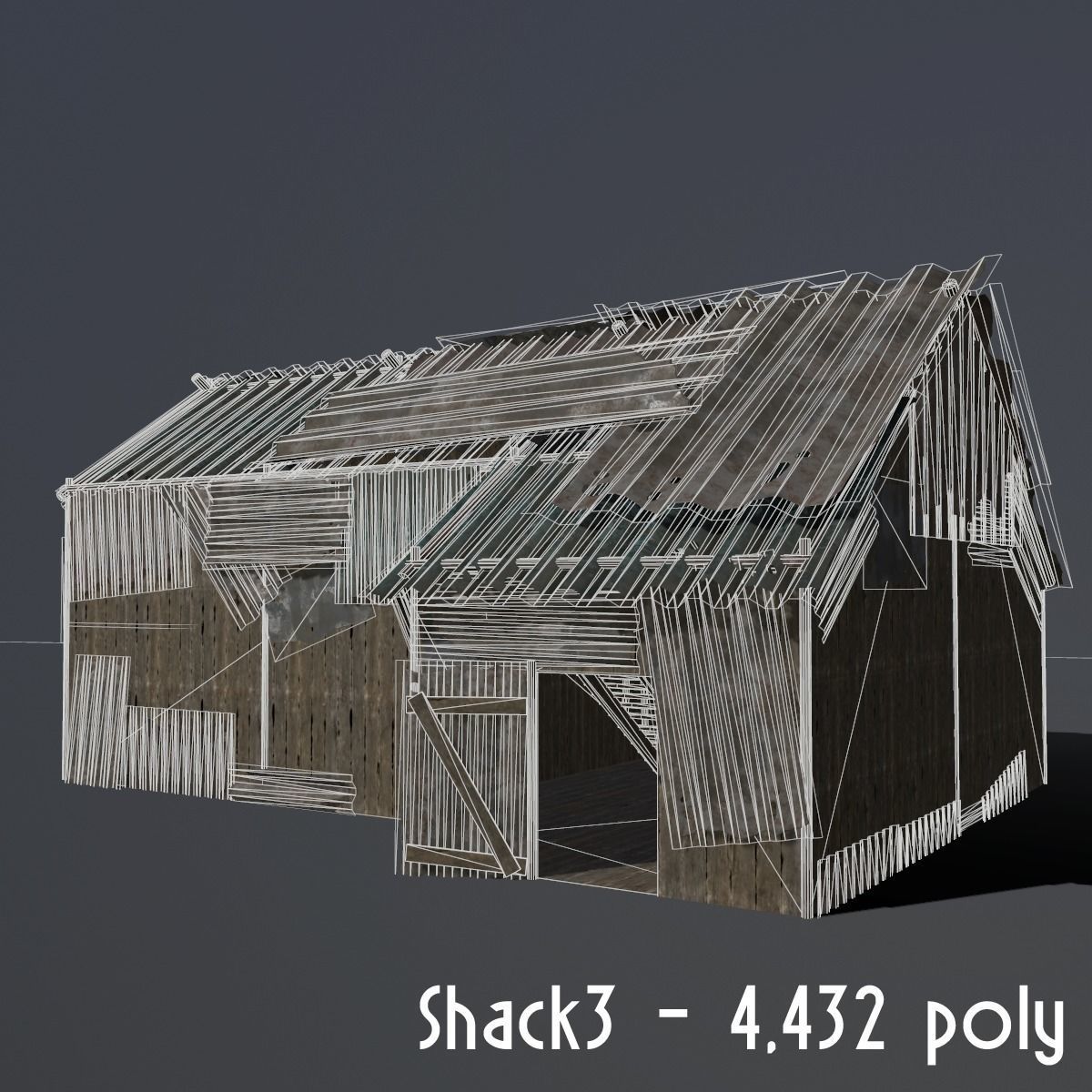 Junk Shack free VR / AR / low-poly 3D model | CGTrader