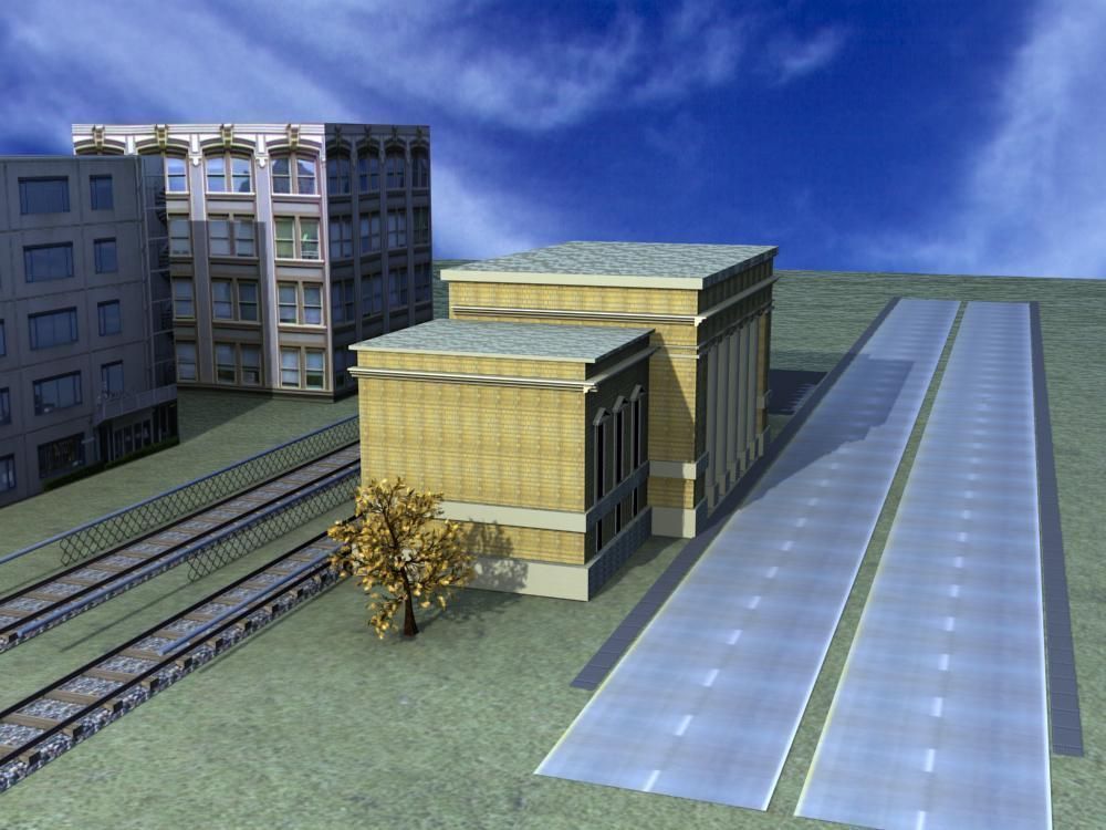 3D model Union Station VR / AR / low-poly | CGTrader