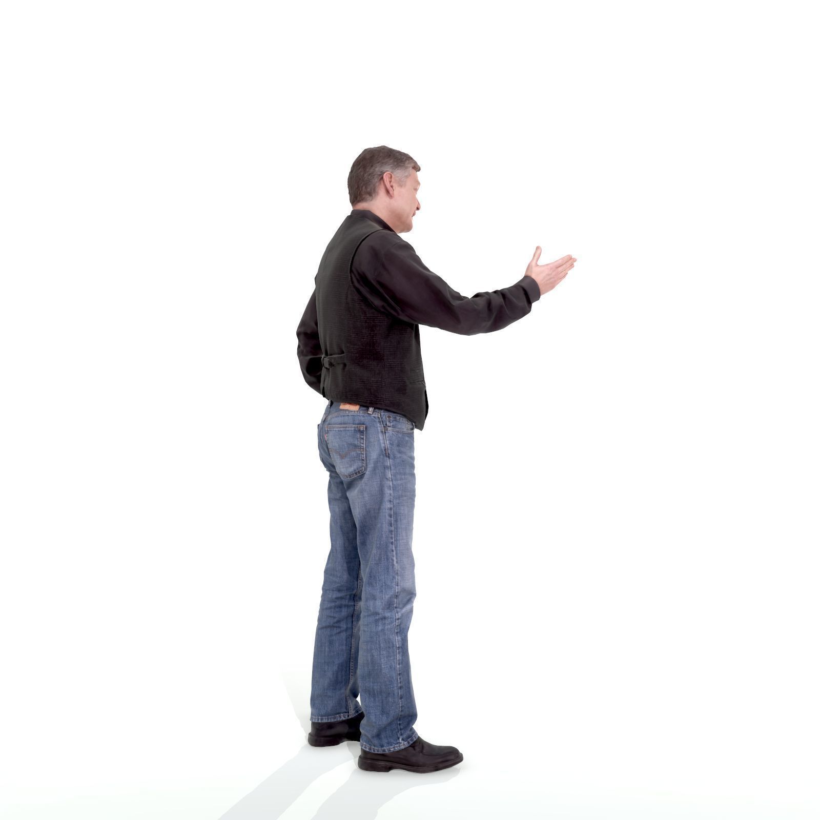 Casual Man Standing Talking CMan0223-HD2-O01P01-S 3D model | CGTrader