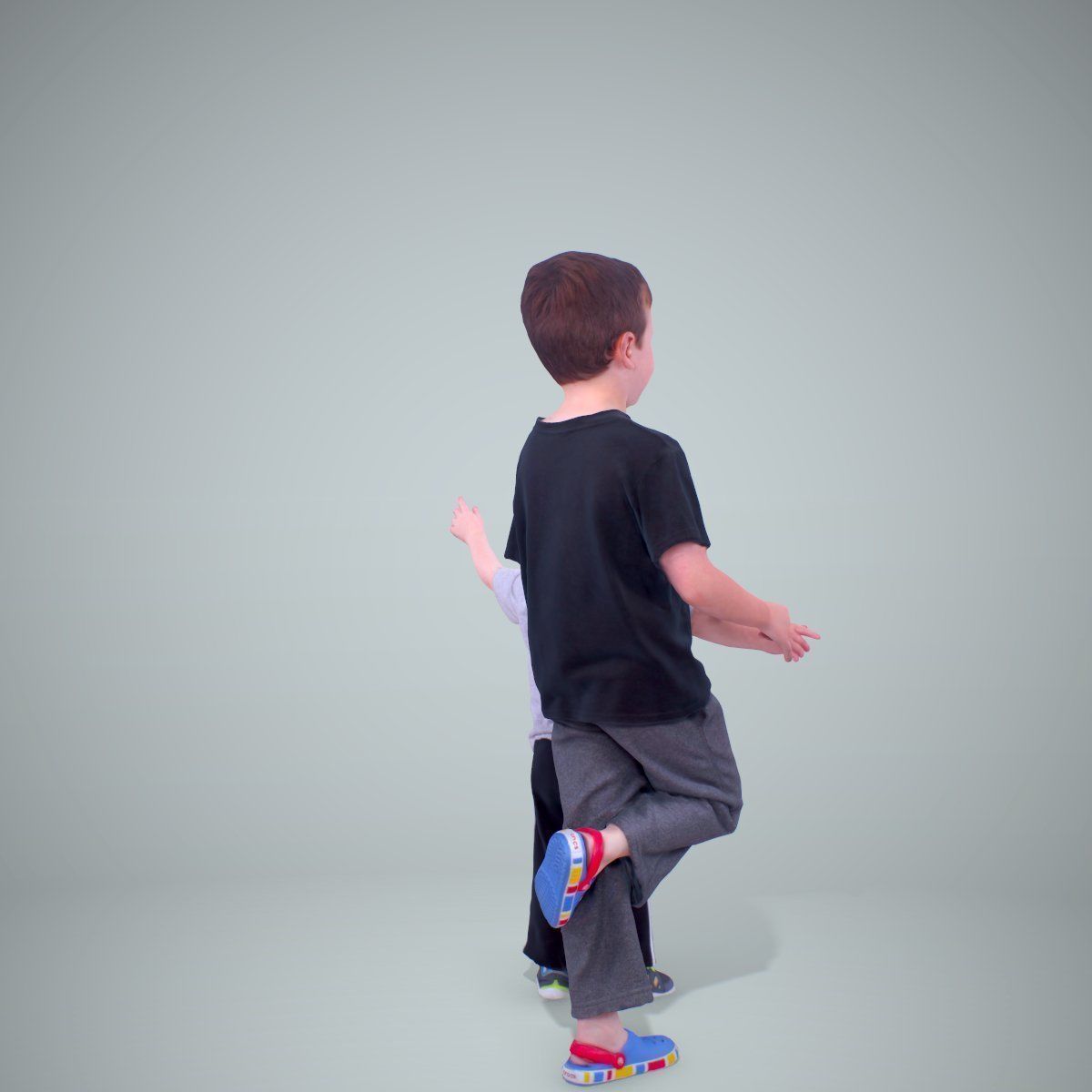 Two Child Boys CBoy0202-HD2-O01P01-S 3D model | CGTrader