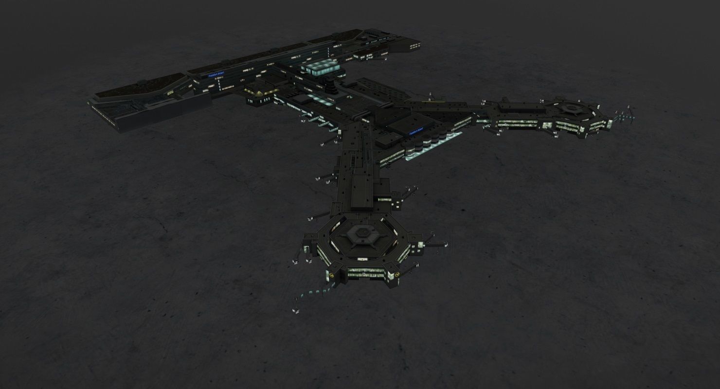 3D model EDDF Terminal 1B VR / AR / low-poly | CGTrader