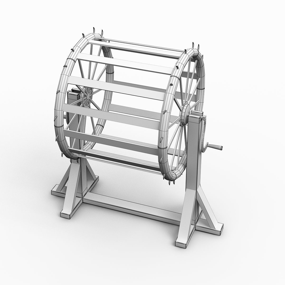 Breaking Wheel 3D model | CGTrader
