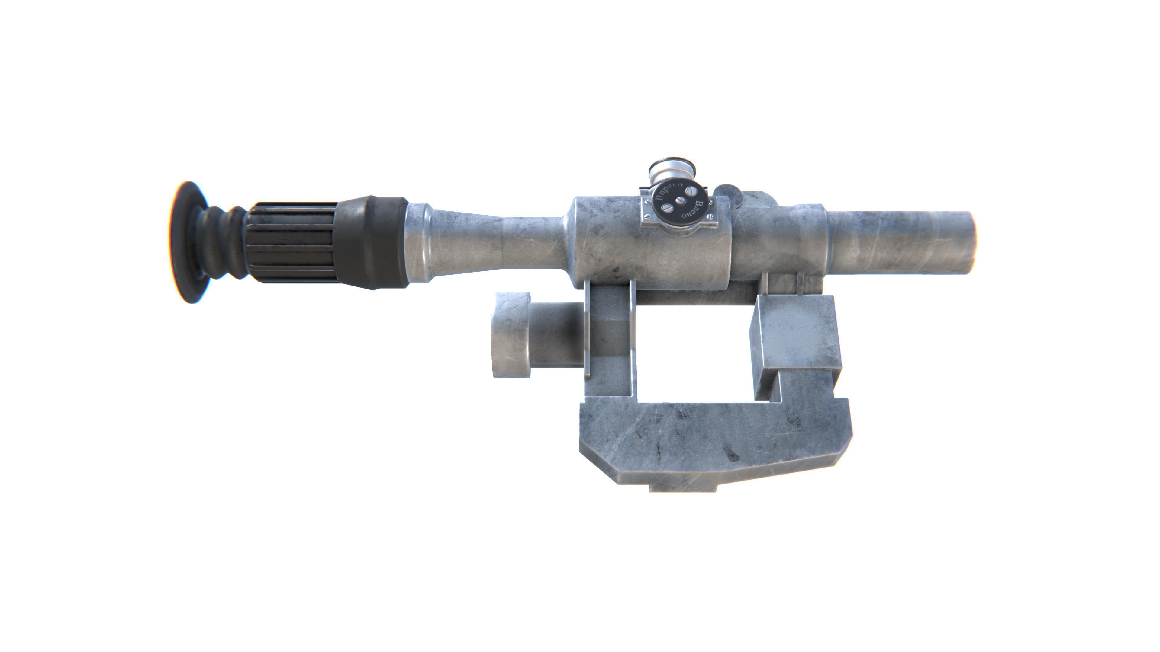 3D model Sniper Scope PSO VR / AR / low-poly | CGTrader