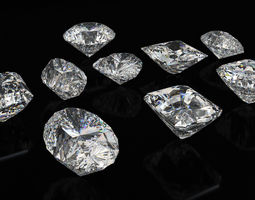 Low-poly Diamond 3D Models | CGTrader