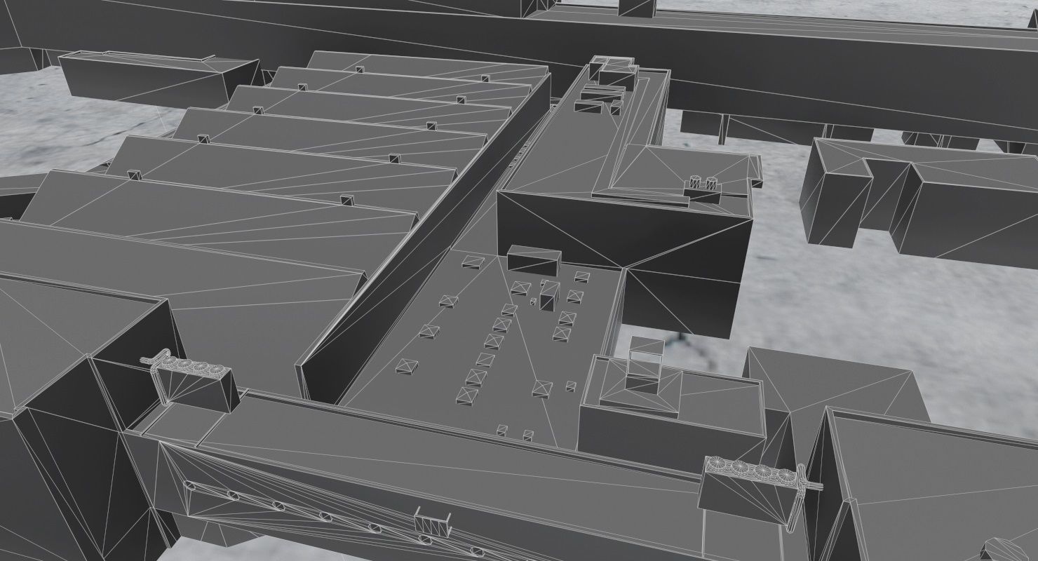 3D model EDDF Terminal 1C VR / AR / low-poly | CGTrader