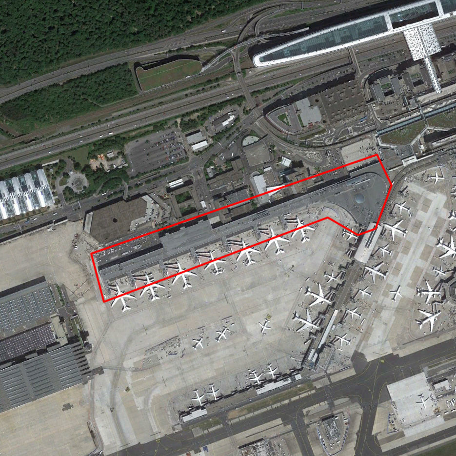 3D model EDDF Terminal 1A VR / AR / low-poly | CGTrader