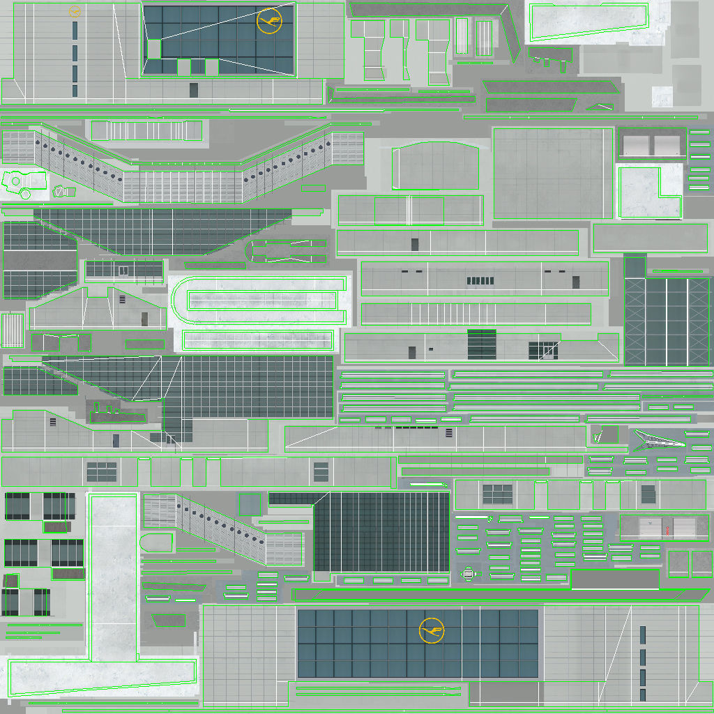 3D model EDDF Terminal 2 VR / AR / low-poly | CGTrader