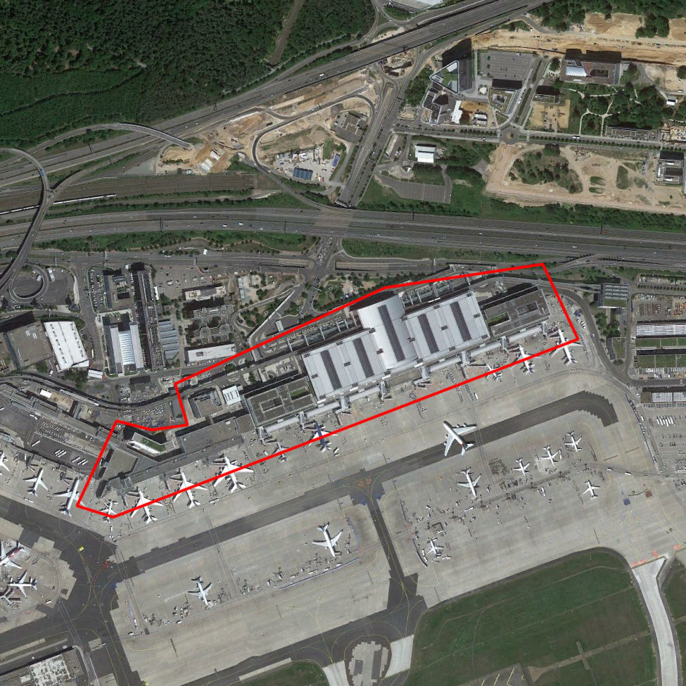 3D model EDDF Terminal 2 VR / AR / low-poly | CGTrader