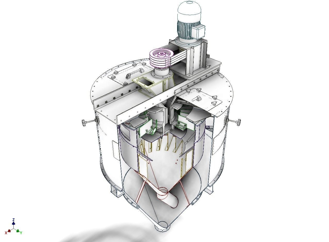 Air Classifier Air Separator free 3D model | CGTrader