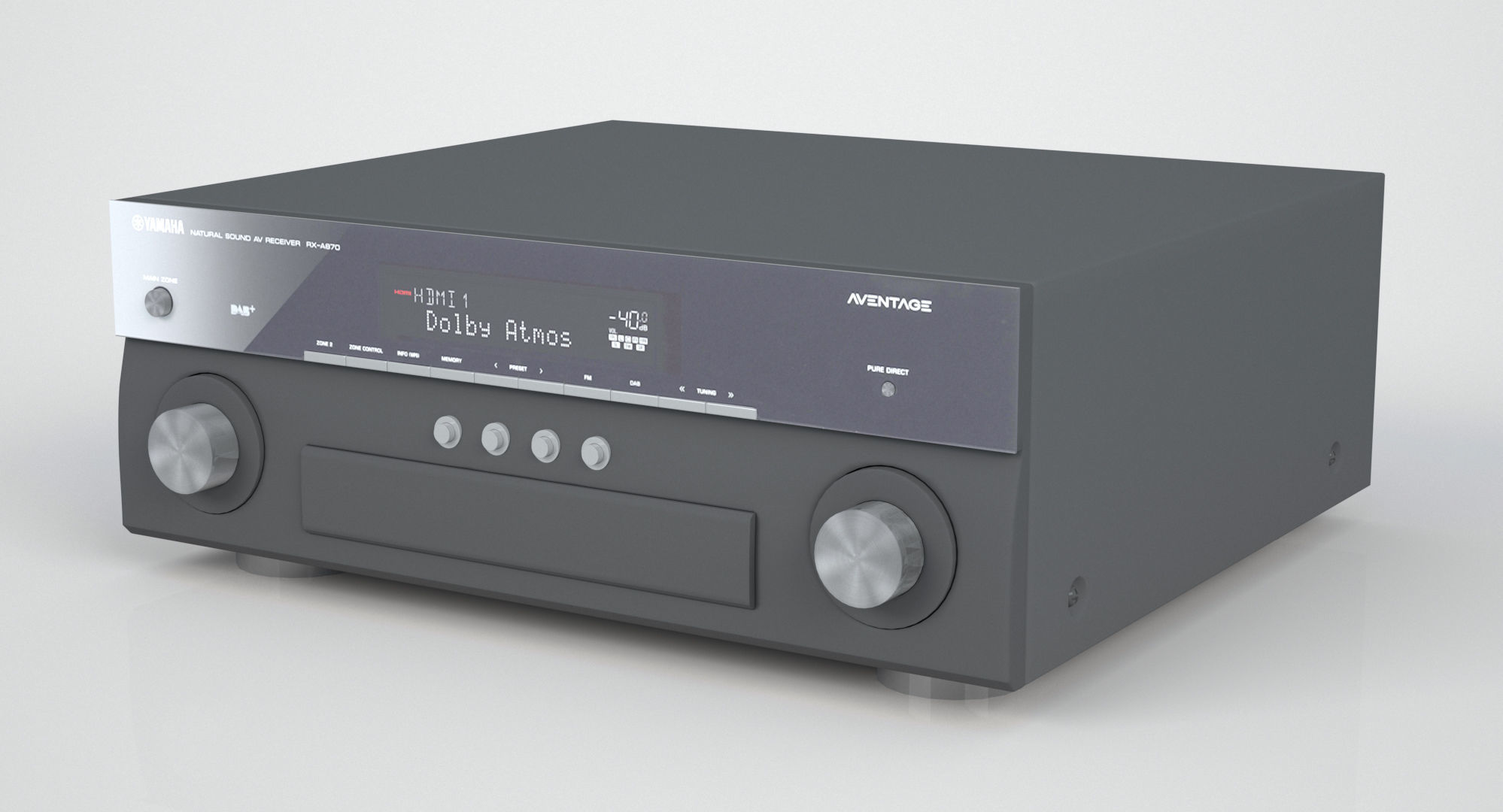 Yamaha sound system 3D model | CGTrader