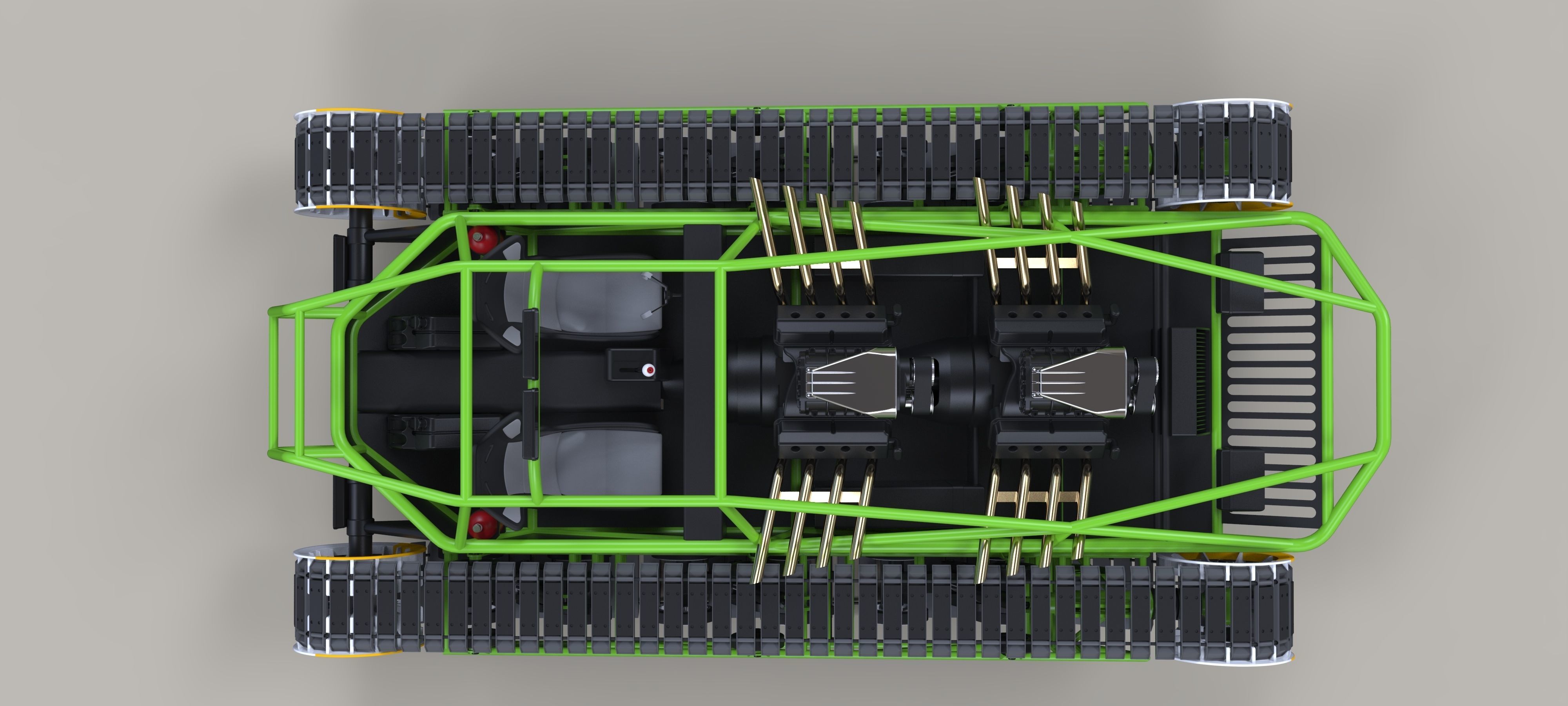 Concept tracked vehicle 3D model | CGTrader