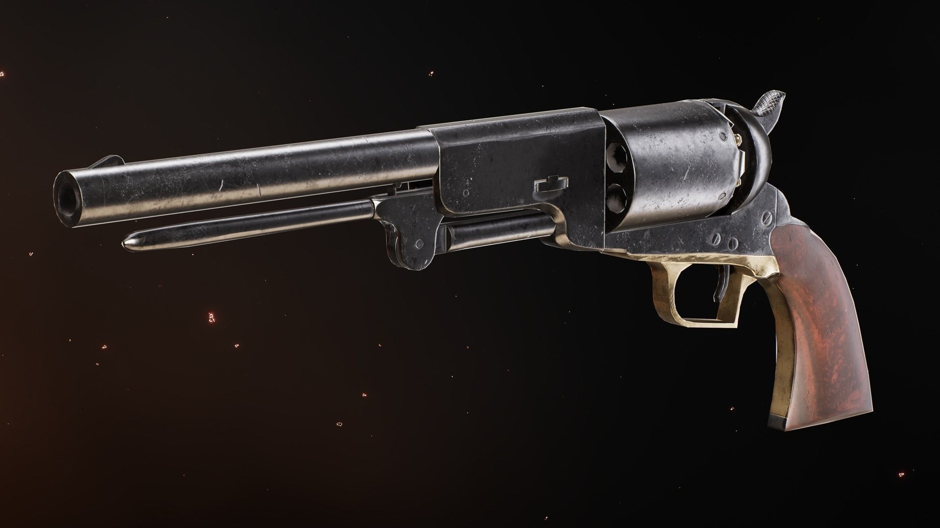 3D model Colt Walker 1847 VR / AR / low-poly | CGTrader